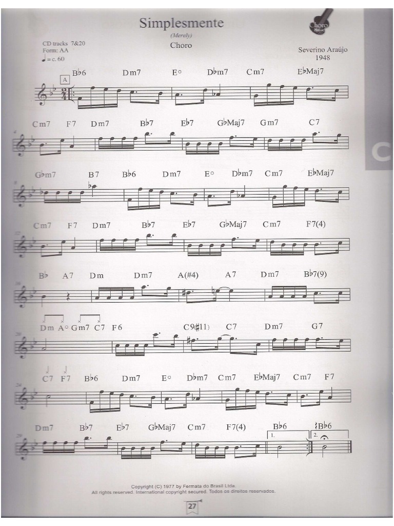 Simplesmente - Choro | PDF