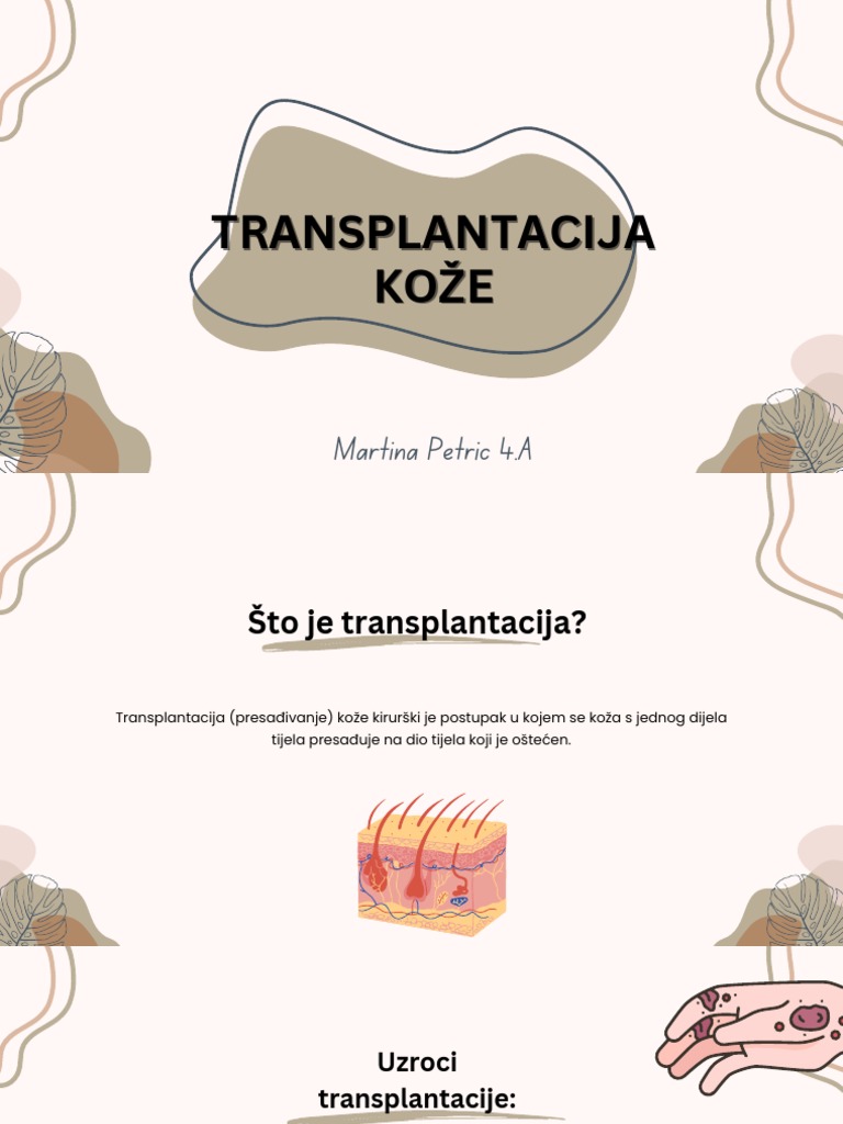 Transplantacija Kože | PDF