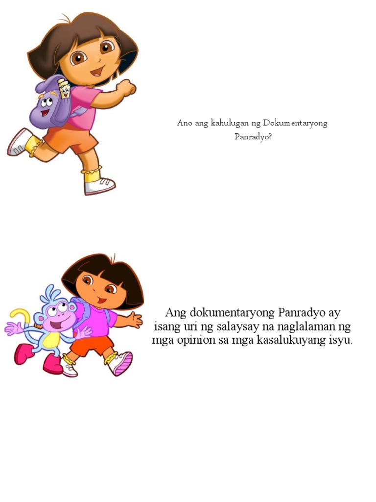 Ano Ang Kahulugan NG Dokumentaryong | PDF Ano Ang Kahulugan NG Dokumentaryong | PDF