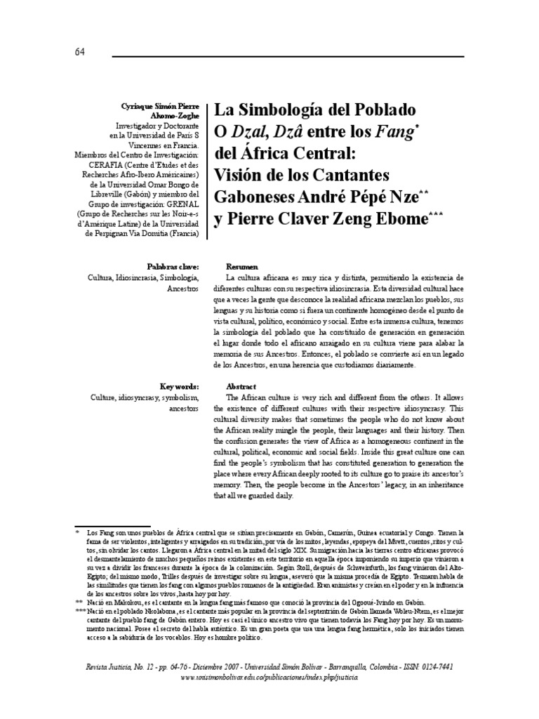 Ojsadmin,+gestor a+de+la+revista,+4.+LA+SIMBOLOG | PDF | África | Bailes