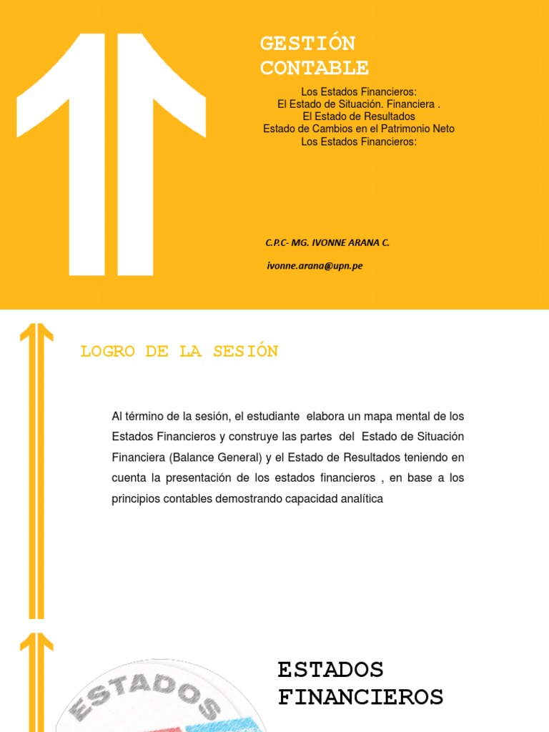 Sesion 9 Upn | PDF | Contabilidad | Estado financiero