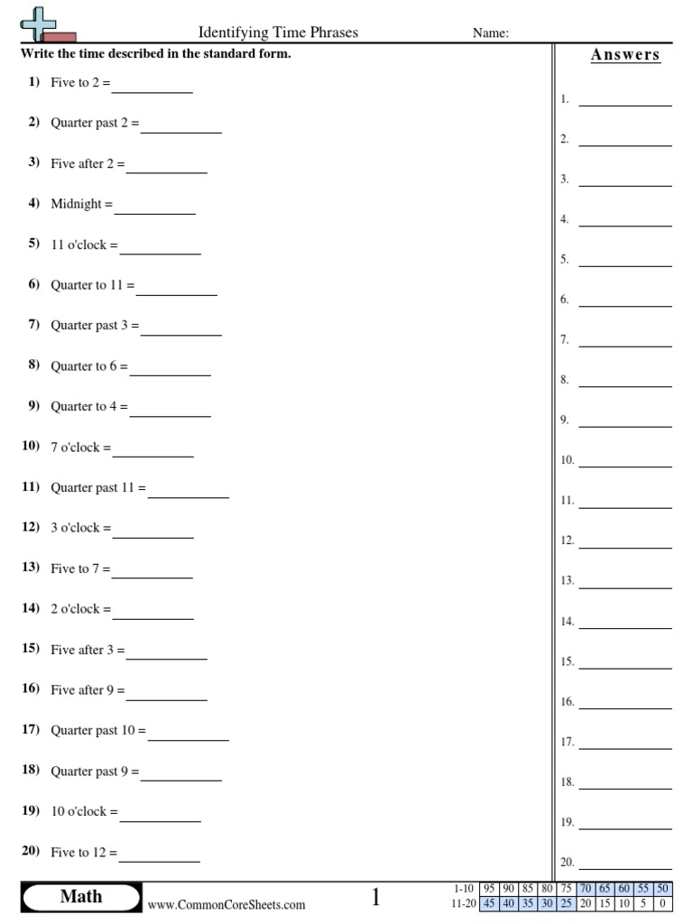 Identifying Time Phrases-1 | PDF
