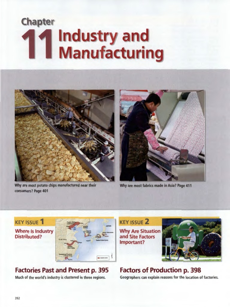 Chapter 11 - Industry and Manufacturing | PDF | Metals | Industrial ...