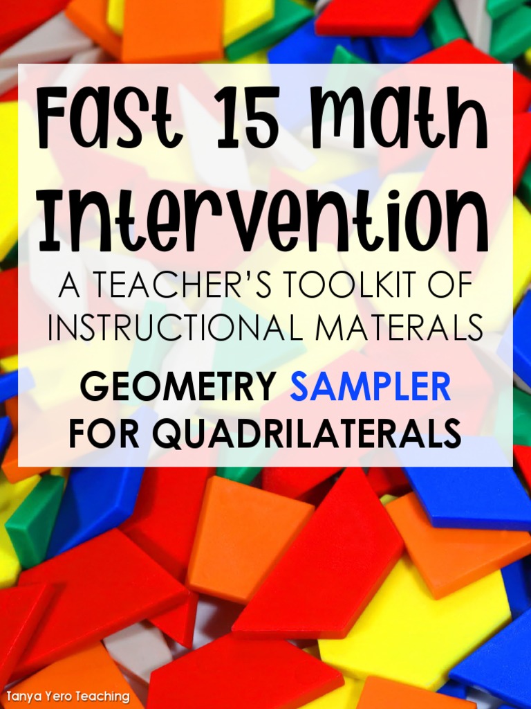 Fast 15 Math Intervention Geometry Sampler | PDF | Rectangle ...