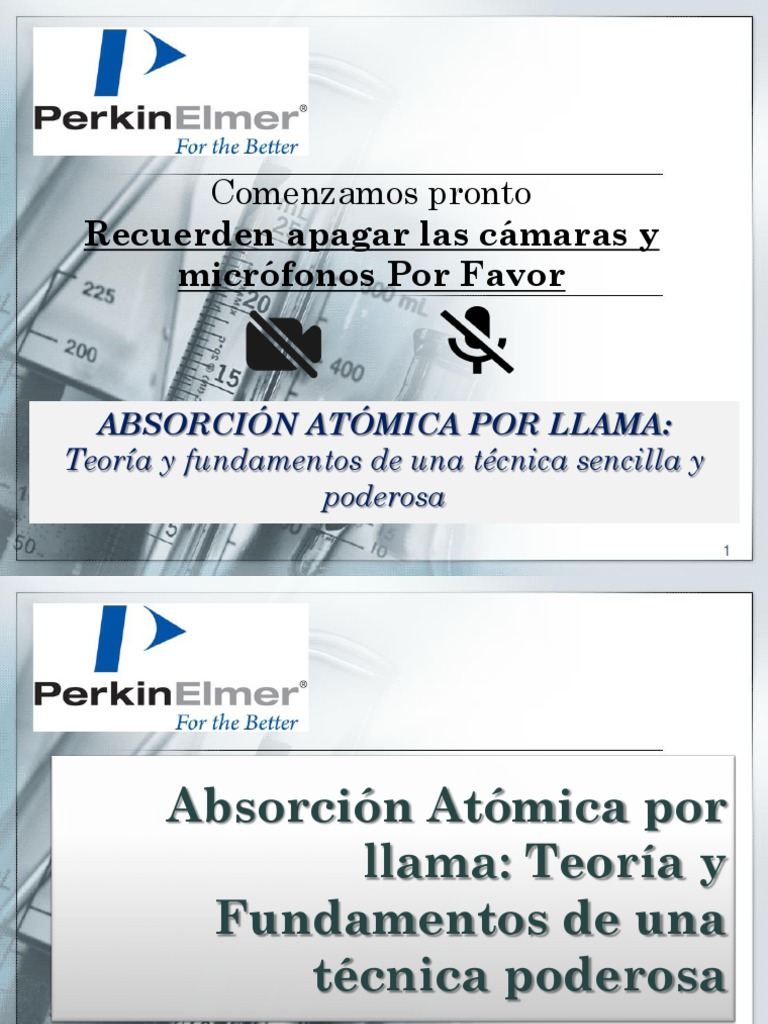 Absorción Atómica por Llama: Fundamentos | PDF | Exactitud y precisión ...