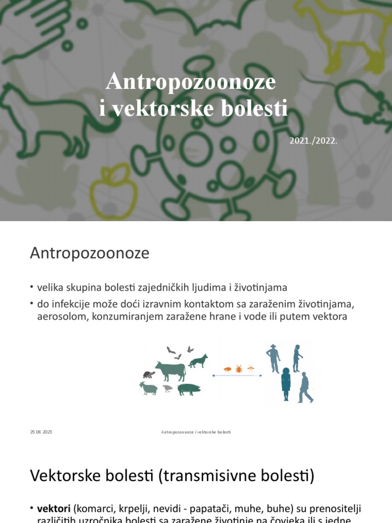 Antropozoonoze Epidemiologija | PDF