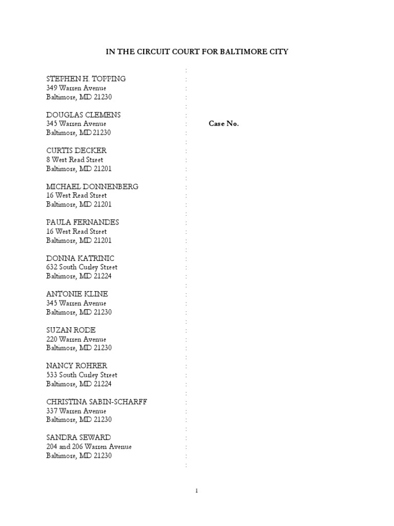 Complaint For Injunctive Relief - Filed | PDF | Virginia Circuit Court ...