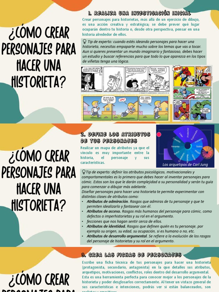 Como Crear Un Personaje de Comic | PDF | Cómics