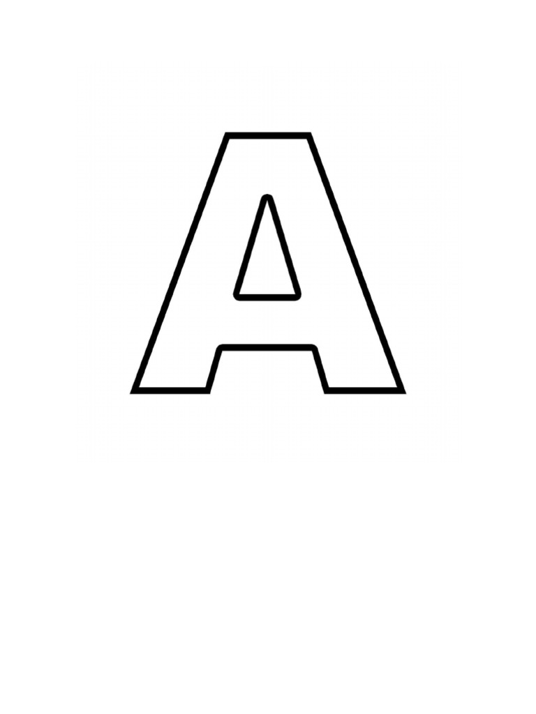 Letra A | PDF