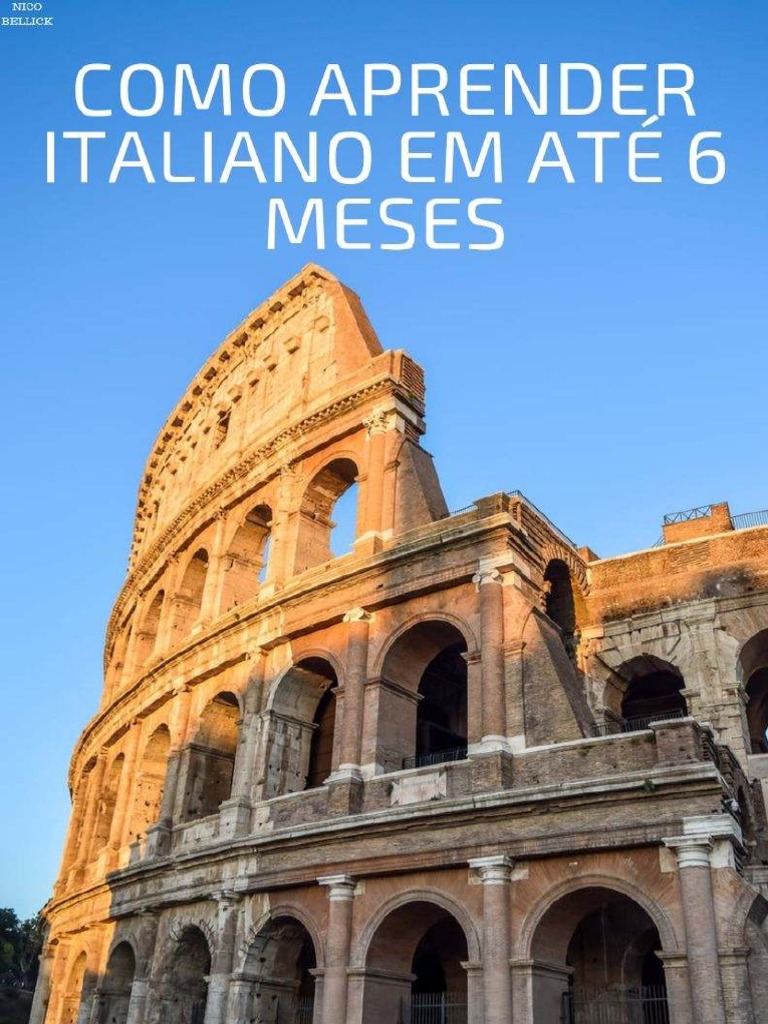 Aprenda Italiano em 6 Meses | PDF | Palavra | Linguagem natural
