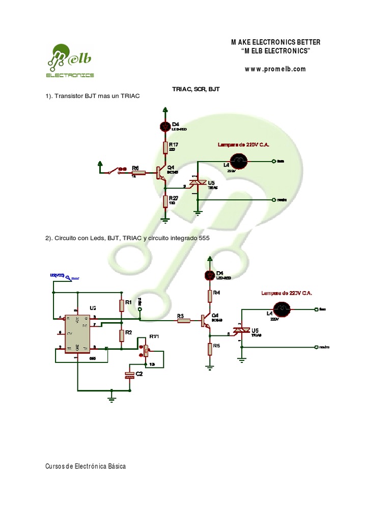 4.circuitos Con TRIAC | PDF