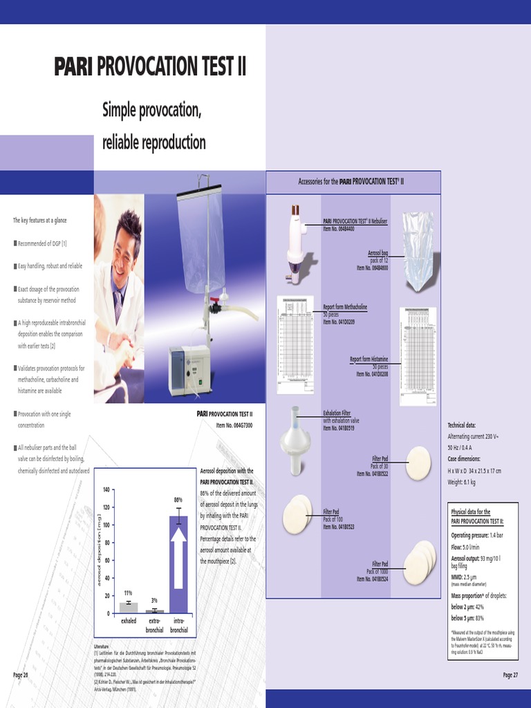 Pari Provocation Test II English | PDF | Aerosol | Chemistry