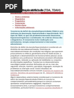 Classificação do TDAH na CID-11 | PDF | Transtorno de déficit de ...