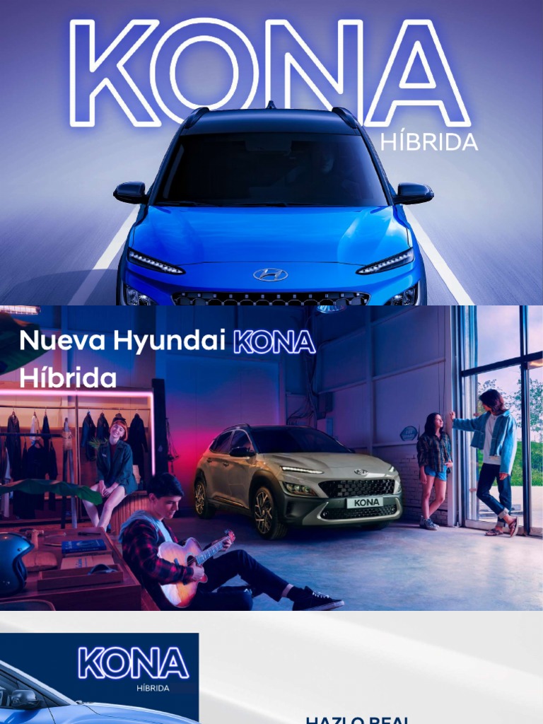 Ficha Tecnica Kona | PDF | Vehículo híbrido | Airbag