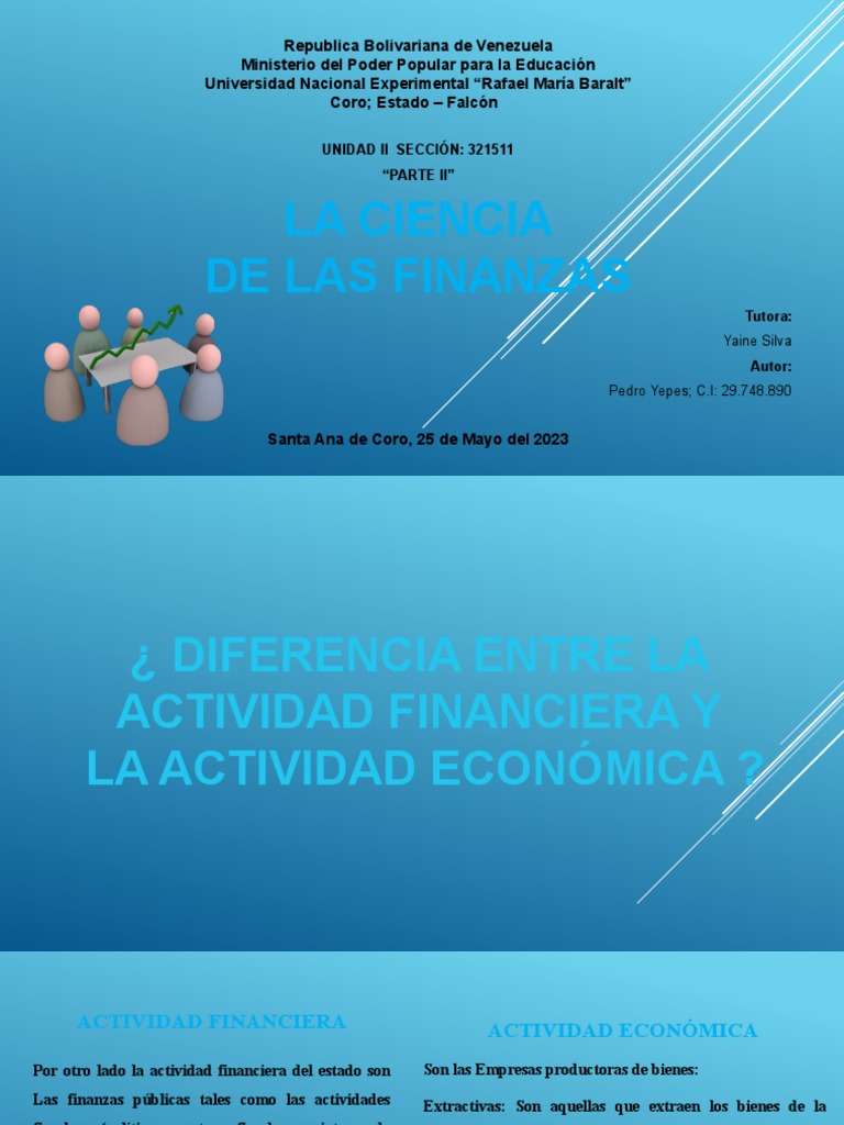 (Unidad II) Parte II La Ciencia de Las Finanzas | PDF | Bienes | Consumo (economía)
