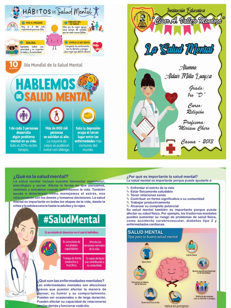 Diptico Salud Mental Aldair | PDF