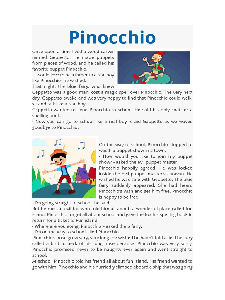 Pinocchio | PDF | Pinocchio