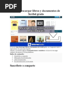 Como Descargar Un Archivo de Scribd Gratis 2021 | PDF | Scribd | Hipervínculo