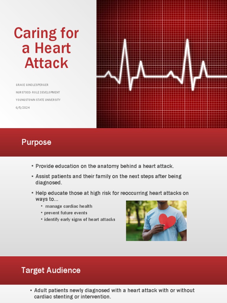 Caring For A Heart Attack Teaching Plan | PDF | Myocardial Infarction ...