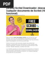 Descargar Scribd Gratis: Guía Completa | PDF | Scribd | Software