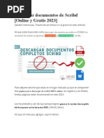 Descarga Documentos en Scribd | PDF | Informática