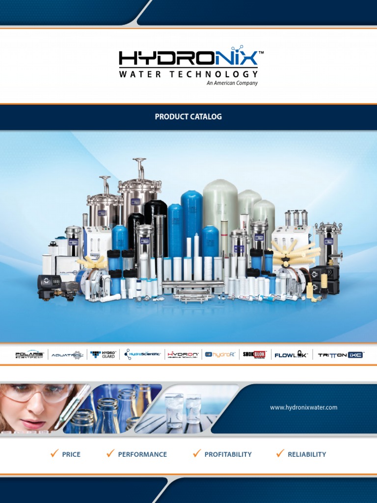 Catalogo Hydronix | PDF | Water Purification | Filtration