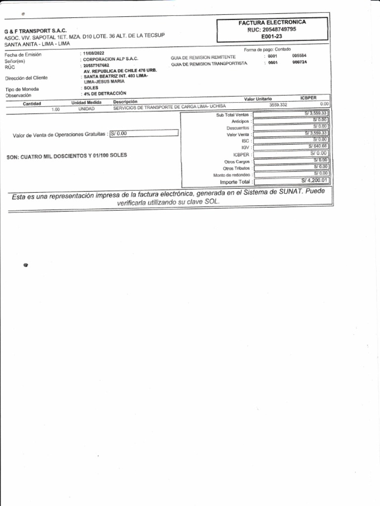 FACTURA inCORRECTA | PDF