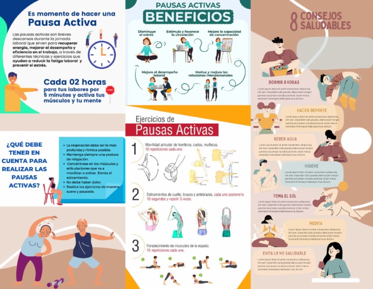 Folleto Pausas Activas | PDF