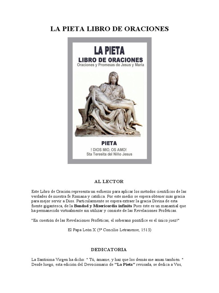 Toaz - Info La Pieta Libro de Oraciones PR | PDF | eucaristía | Oración