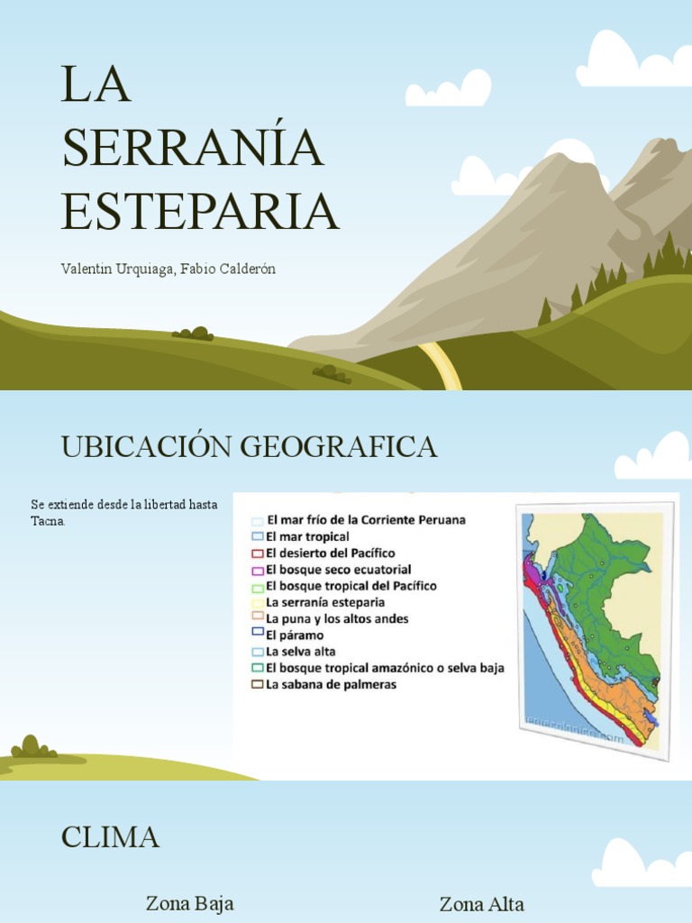 Ubicación y características de la Serranía Esteparia | PDF