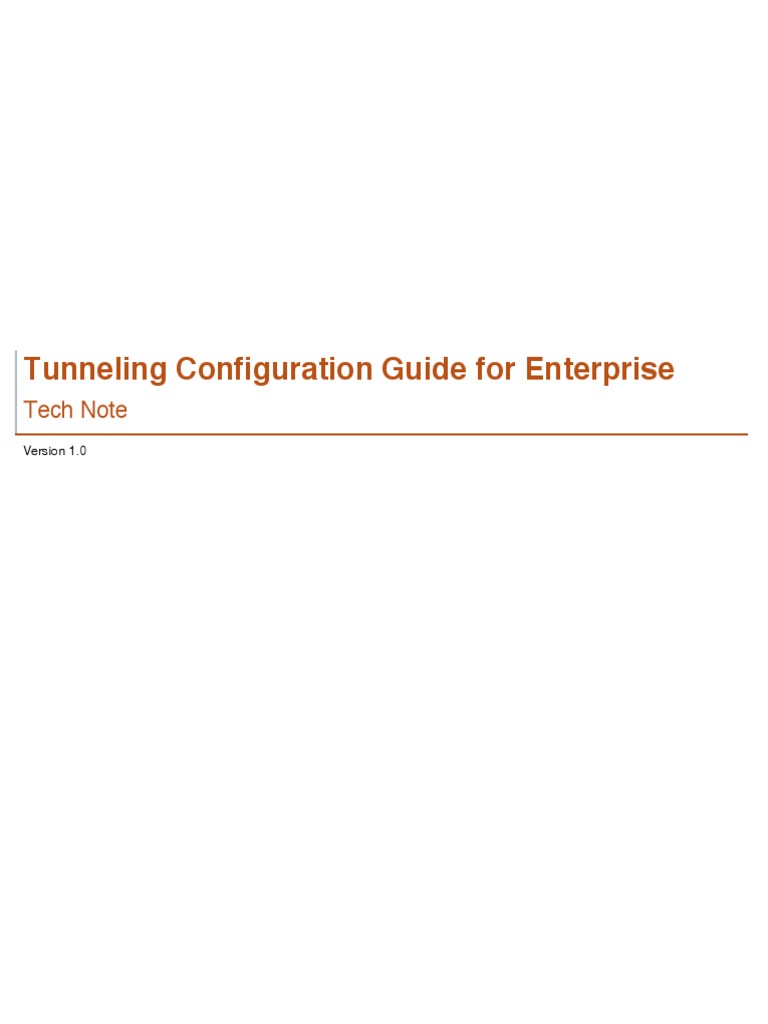 Tunneling Guide for Ruckus WLANs | PDF | Wi Fi | Computer Network