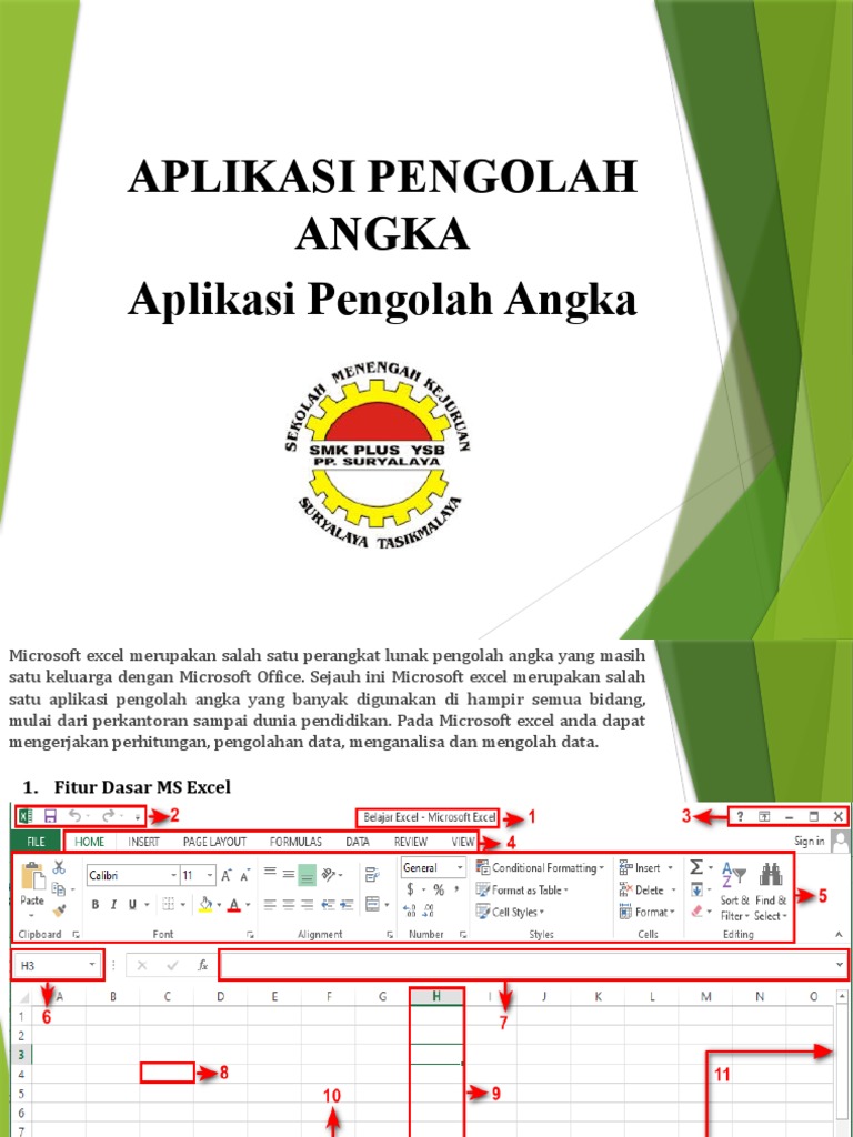 Materi Aplikasi Pengolah Angka | PDF