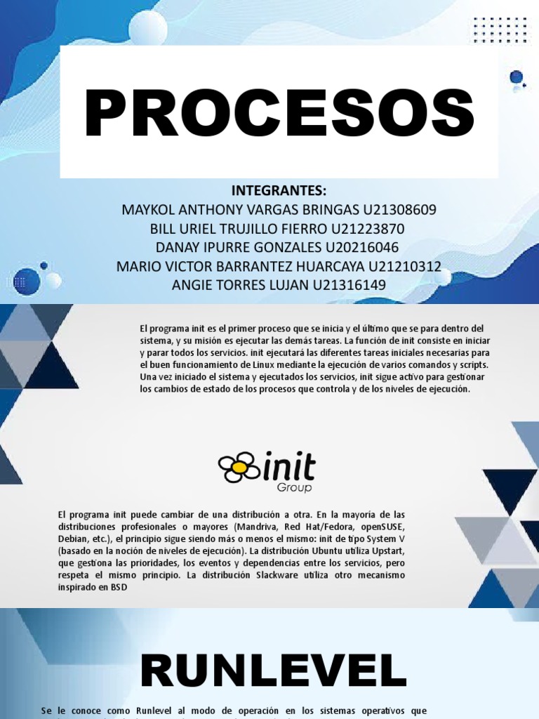 PROCESOS | PDF | Proceso (Computación) | Distribución de Linux