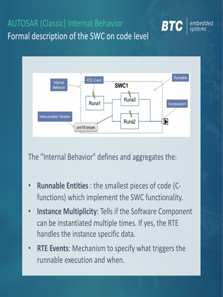 AUTOSAR Classic - SWC Internal Behavior | PDF | Computers