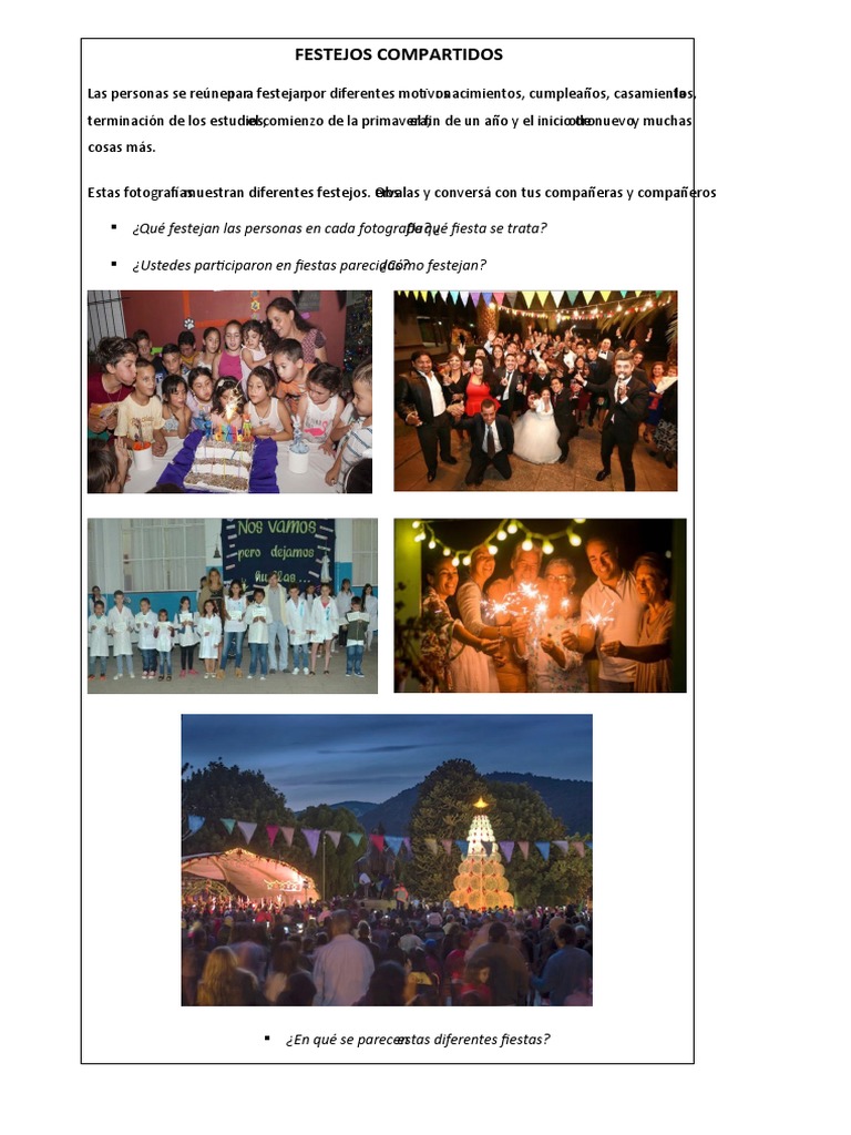 Fiestas Populares para Segundo Grado | PDF | Carnaval