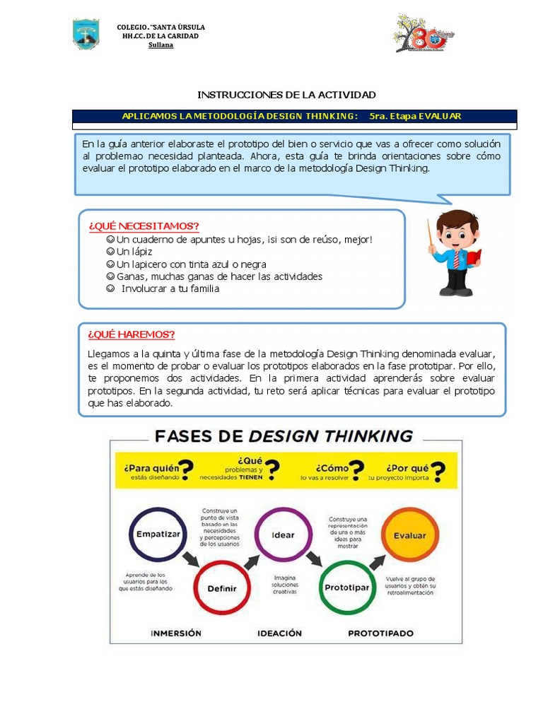 Ept - Desing Thinking-Evaluar - 01 | PDF