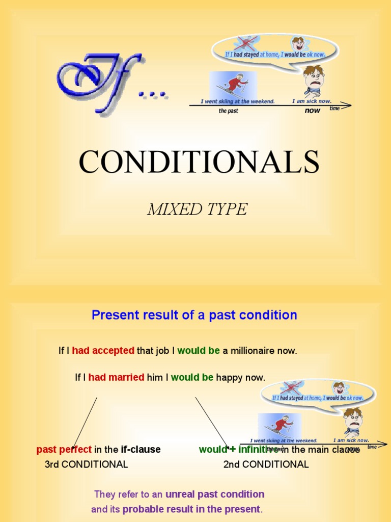 Mixed Conditionals Basic | PDF | Syntax | Linguistic Morphology