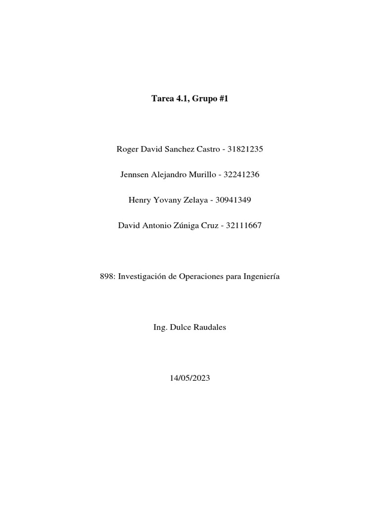 Tarea4.1 Grupal | PDF | Teaching Methods & Materials | Science & Mathematics