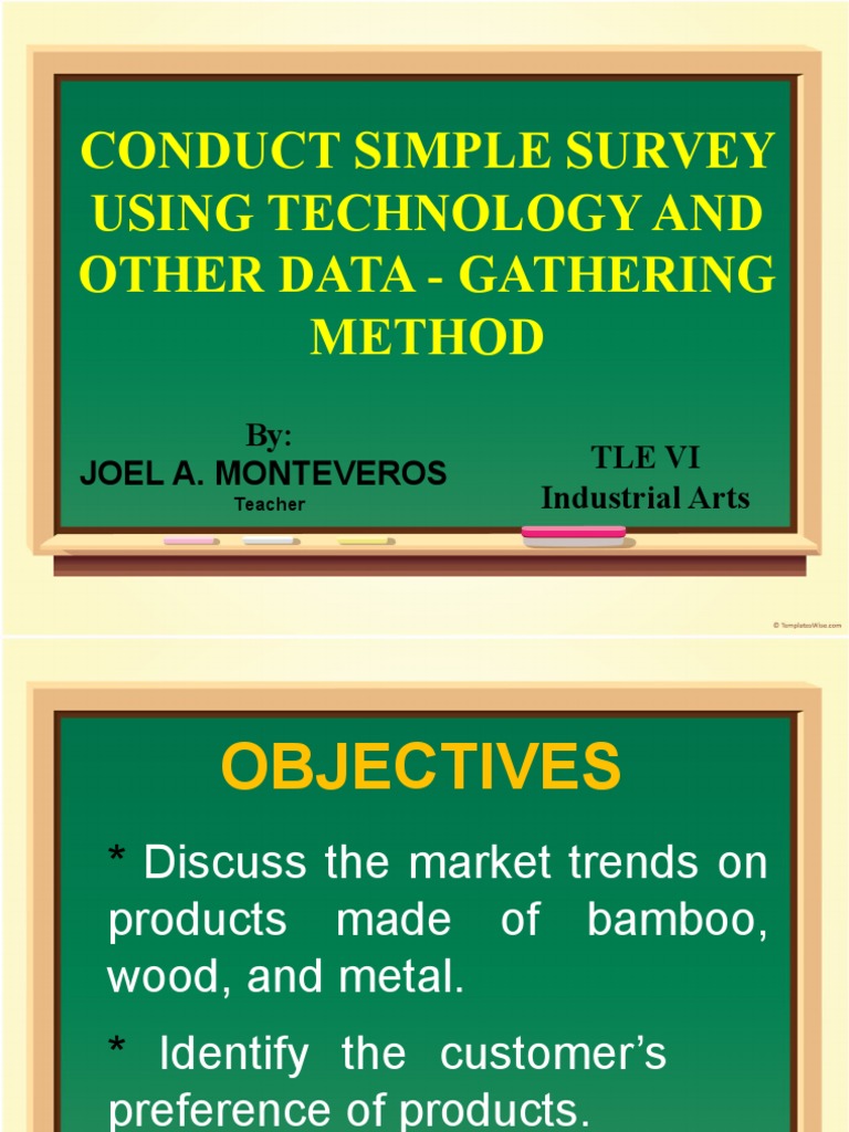Lesson 2 Conducting Survey | PDF | Secondary Sector Of The Economy ...