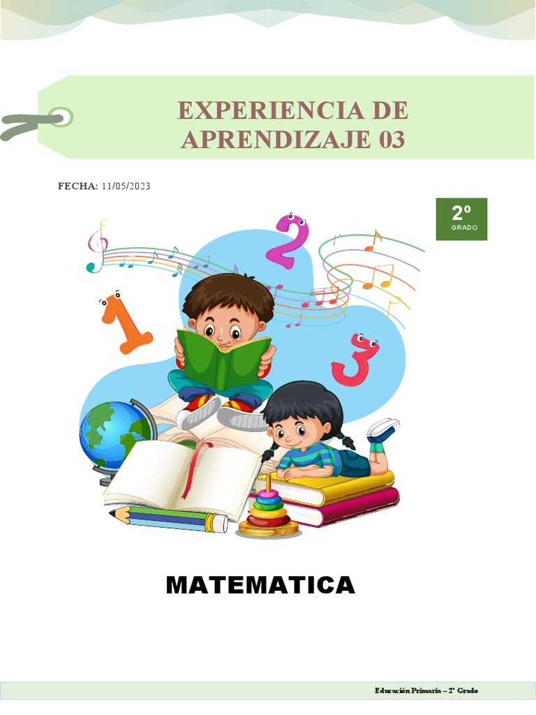 Mat 2° - Sesión Descomposicion. Centena | PDF | Educación primaria | Aprendizaje