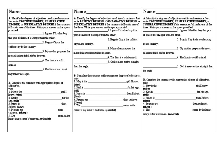 Answer Sheets 11 Copies | PDF | Linguistic Morphology | Language Mechanics