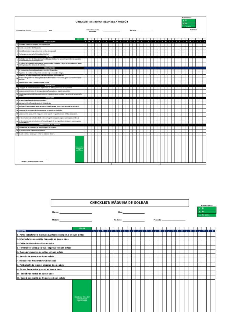 Checklist Diferencial | PDF | Máquinas | Bienes manufacturados