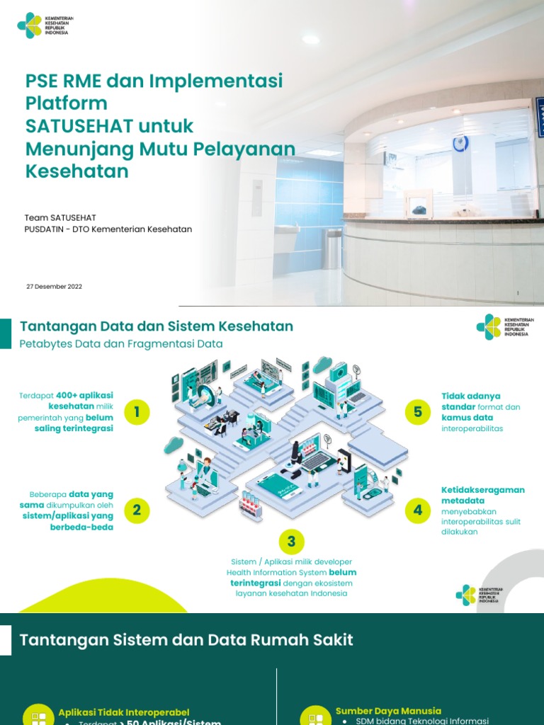 RME Dan Platform Satu Sehat - 27122022 - AJ | PDF