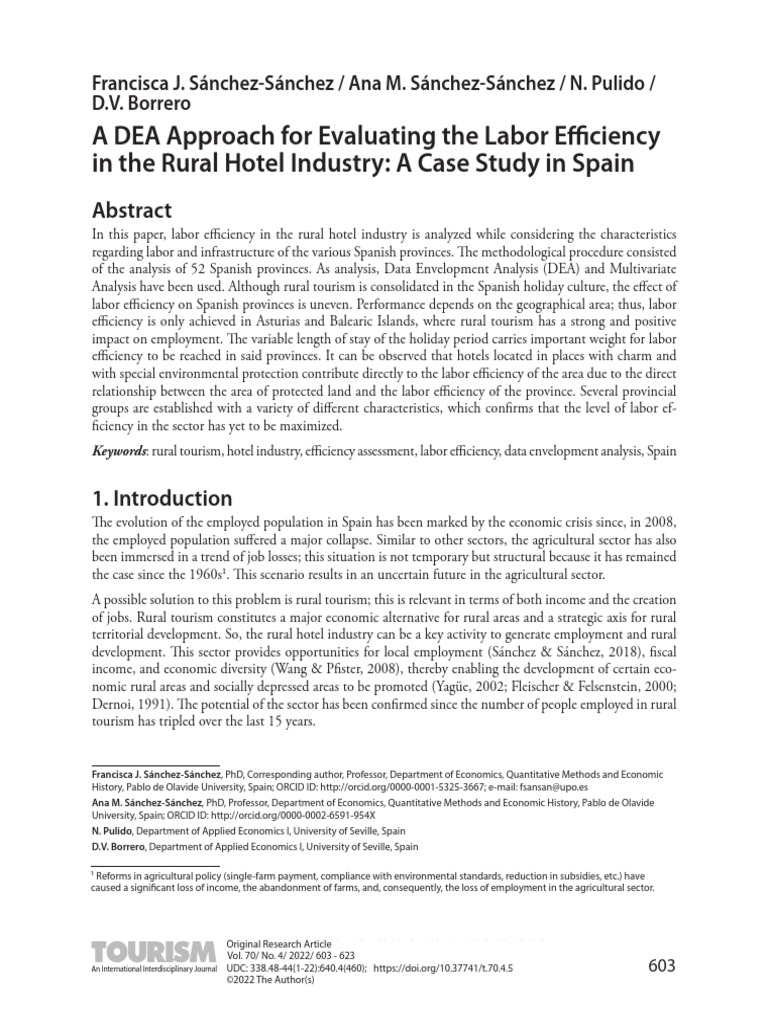 Lectura 04 C4 - EPT 04. A DEA Approach For Evaluating The Labor Efficiency in The Rural Hotel ...