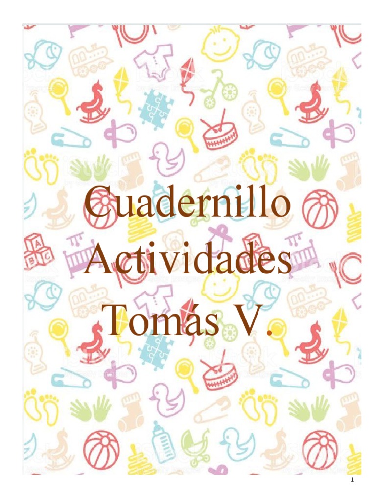 Cuadernillo Actividades Tomás | PDF | Dormir | Galleta