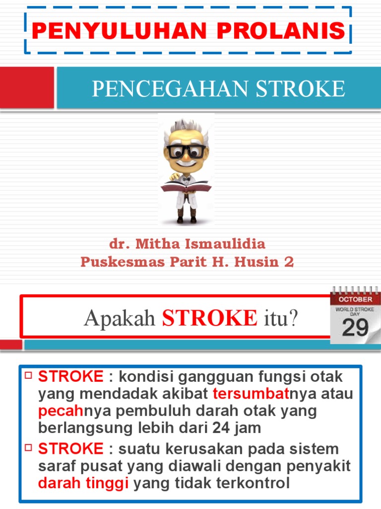 Penyuluhan Prolanis Stroke | PDF | Kesehatan Holistik