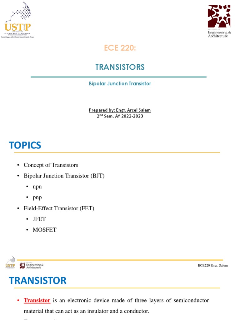 5 Bipolar Junction Transistors Pdf Bipolar Junction Transistor