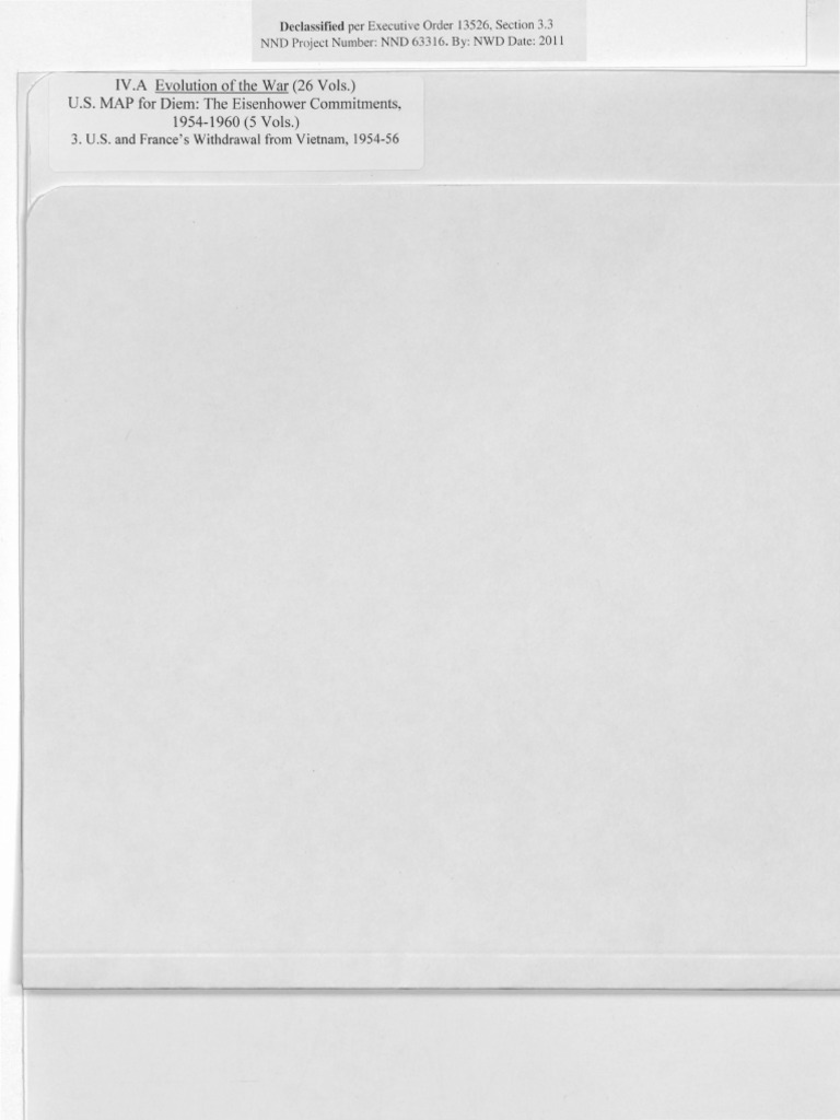 Pentagon Papers Part IV A 3 | PDF | Ngo Dinh Diem | North Vietnam