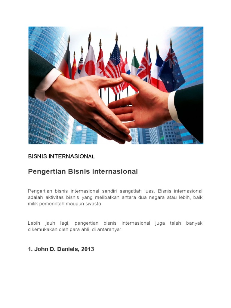 P. Binis 14 - Bisnis Internasional | PDF