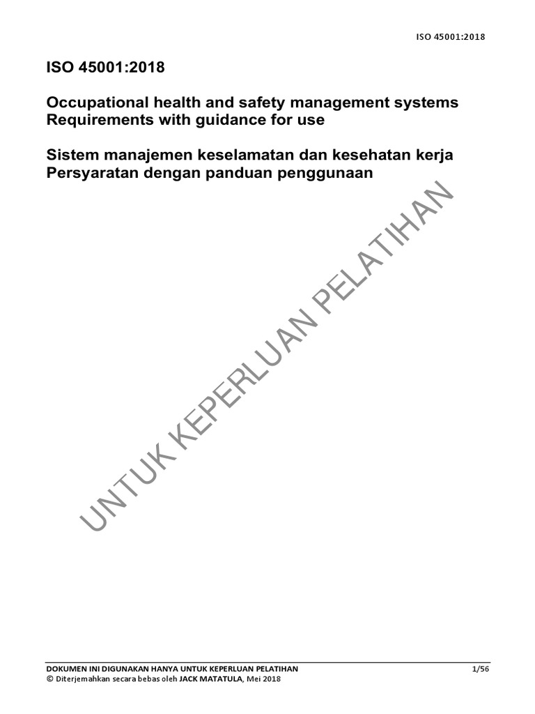ISO 45001-2018 BillingualPR | PDF